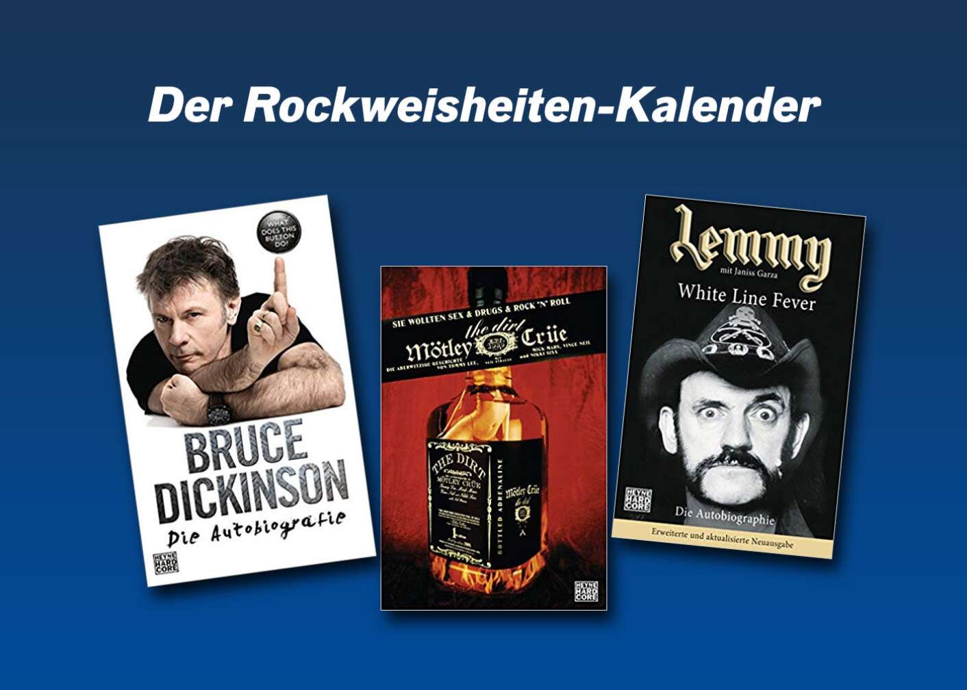 6 rockende Adventskalender für Rockfans zum Kaufen und Basteln