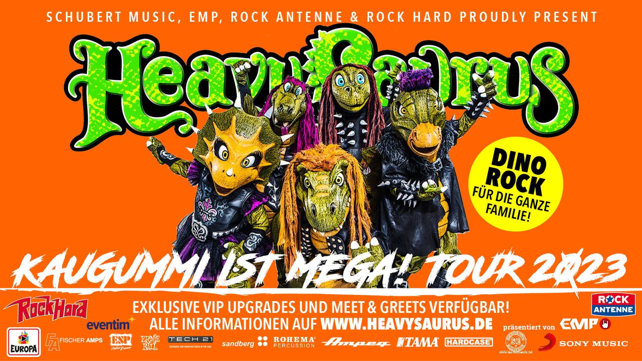 Heavysaurus in Wien: präsentiert von ROCK ANTENNE Österreich