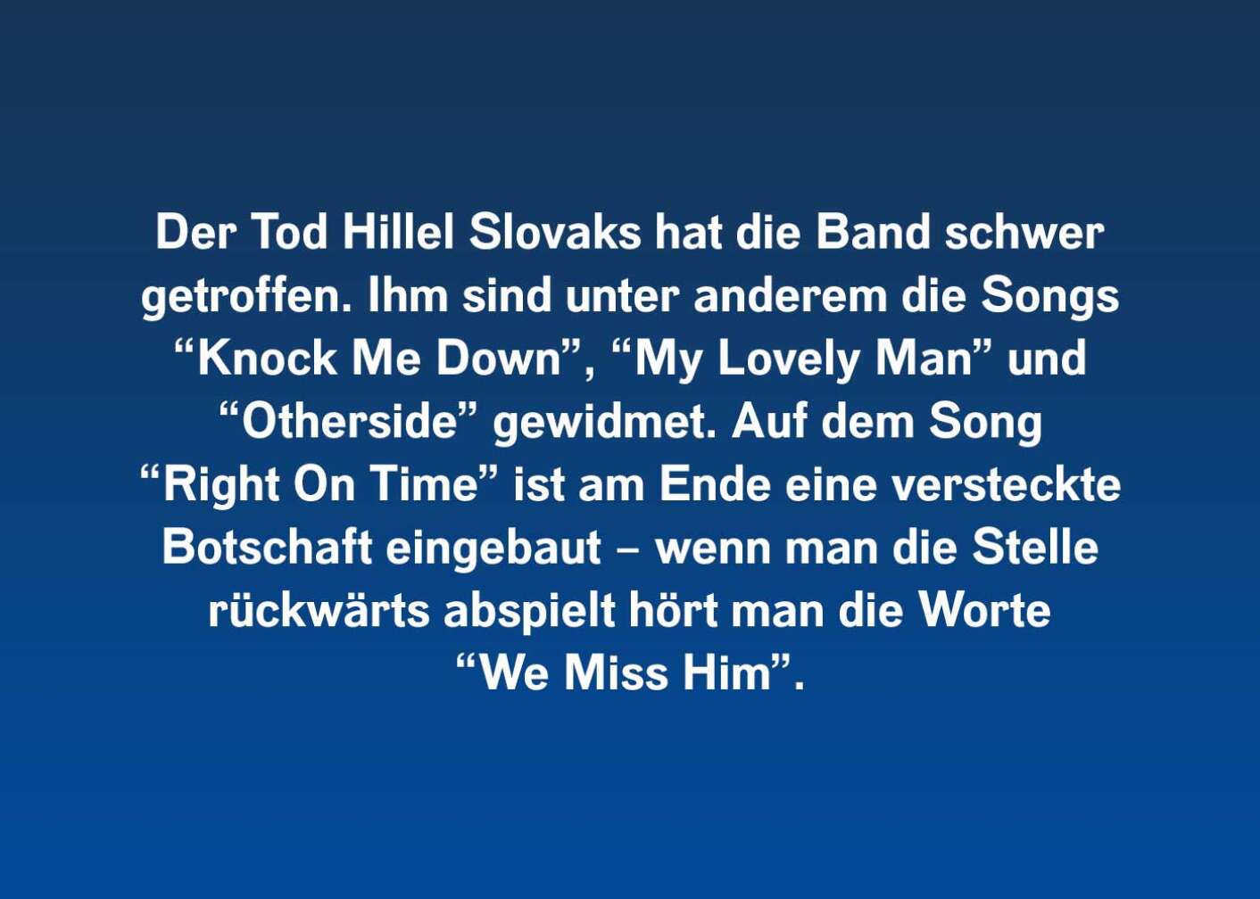 Red Hot Chili Peppers: 10 Fakten über Anthony Kiedis, Flea & Co.
