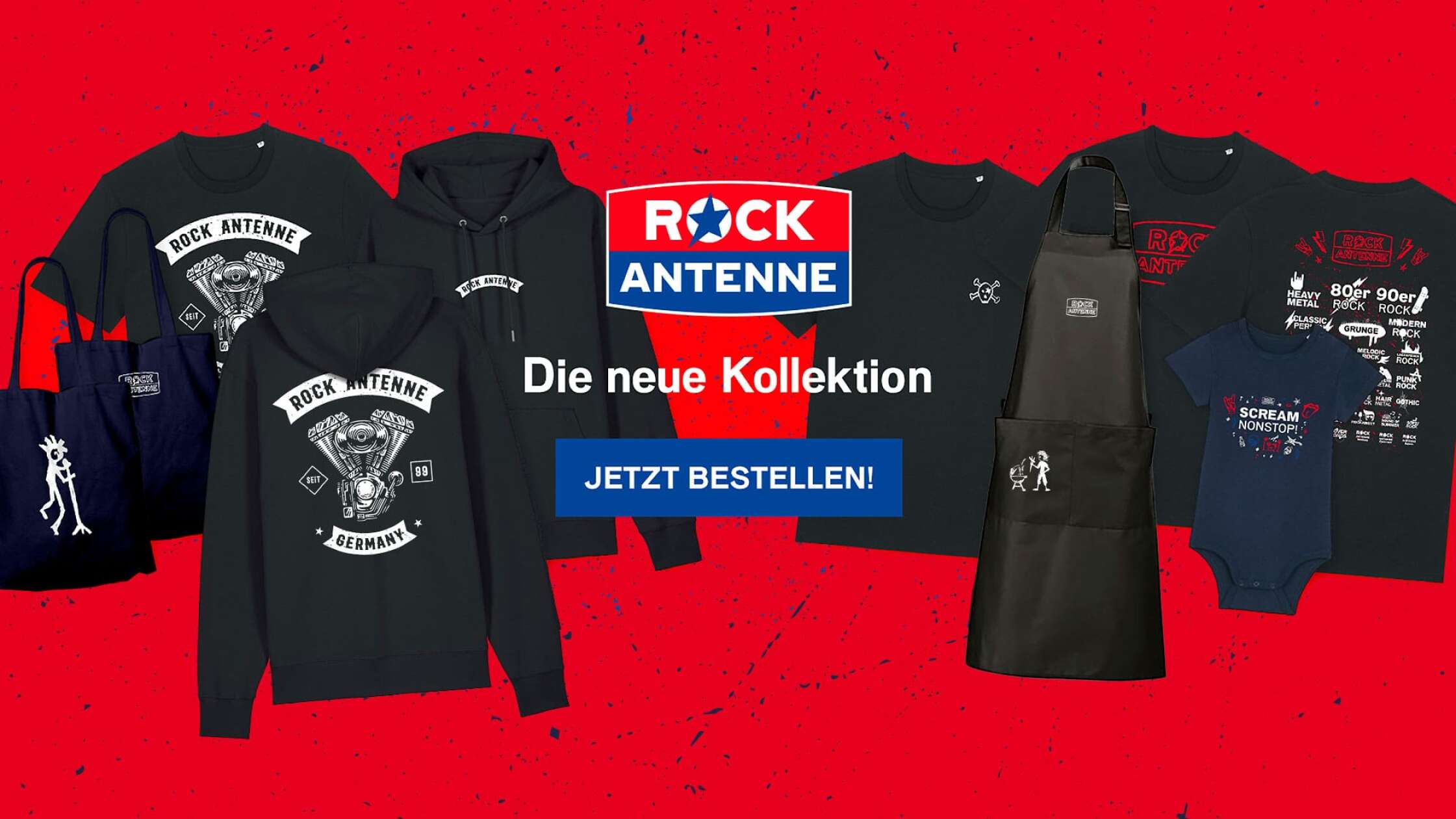 Der ROCK ANTENNE Merch Shop bei Merchcowboy | ROCK ANTENNE Österreich