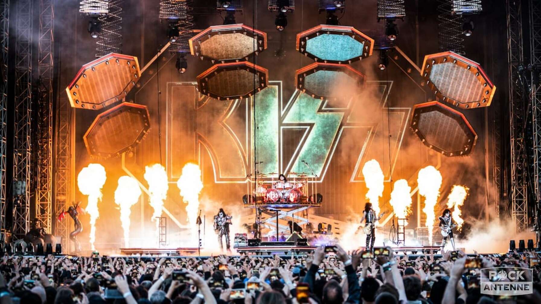 KISS live: Die Fotos vom Open Air am Königsplatz in München